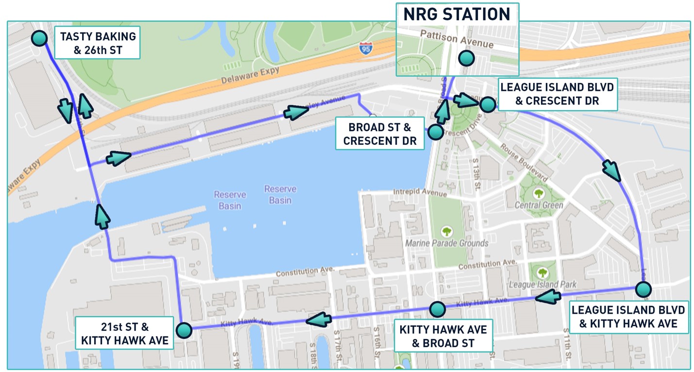 Updated Shuttle Stops on the Navy Yard Campus Effective January 8, 2024 ...